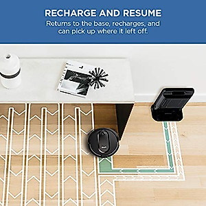 Shark AV1010AE IQ Robot Vacuum with XL Self-Empty Base, Bagless, 45-Day Capacity, Advanced Navigation, Alexa & Wi-Fi, Multi-Surface Brushroll, for Pets, Dander & Dust, Carpet & Hard Floor, Black