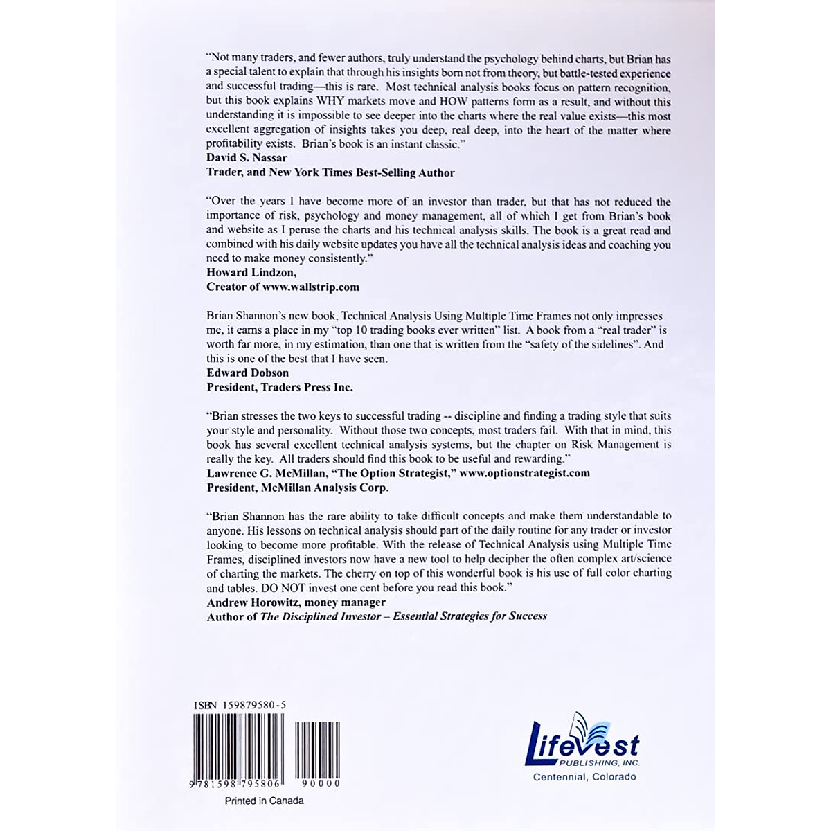 Technical Analysis Using Multiple Timeframes