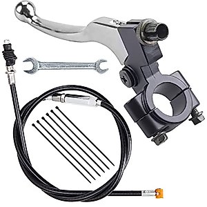 Stylemafia 7/8" Handlebar Left Clutch Lever and 39" Clutch Cable with Adjuster Compatible with 50cc 70cc 90cc 110 cc 125cc SSR Apollo Tao Tao Dirt Pit Bikes