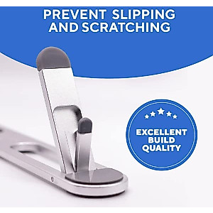 AMJ Company Portable Stealth Keyboard Riser, Minimalist Keyboard Riser, Aluminum Stand For Laptop (T23)