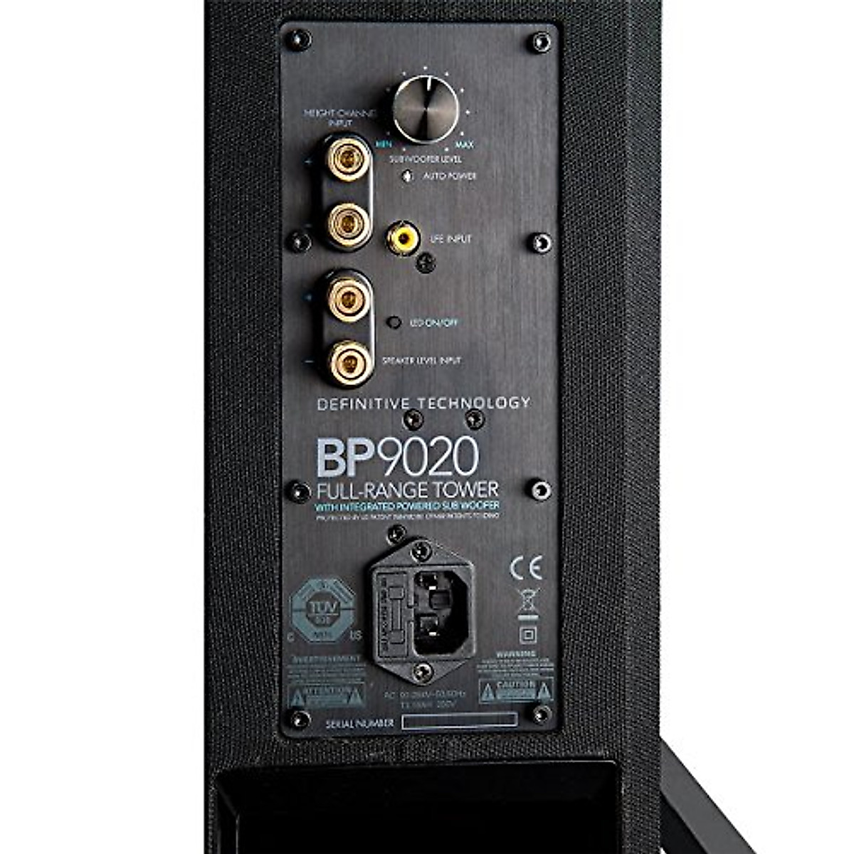 Definitive Technology BP9020 High Power Bipolar Tower Speaker with Integrated 8" Subwoofer