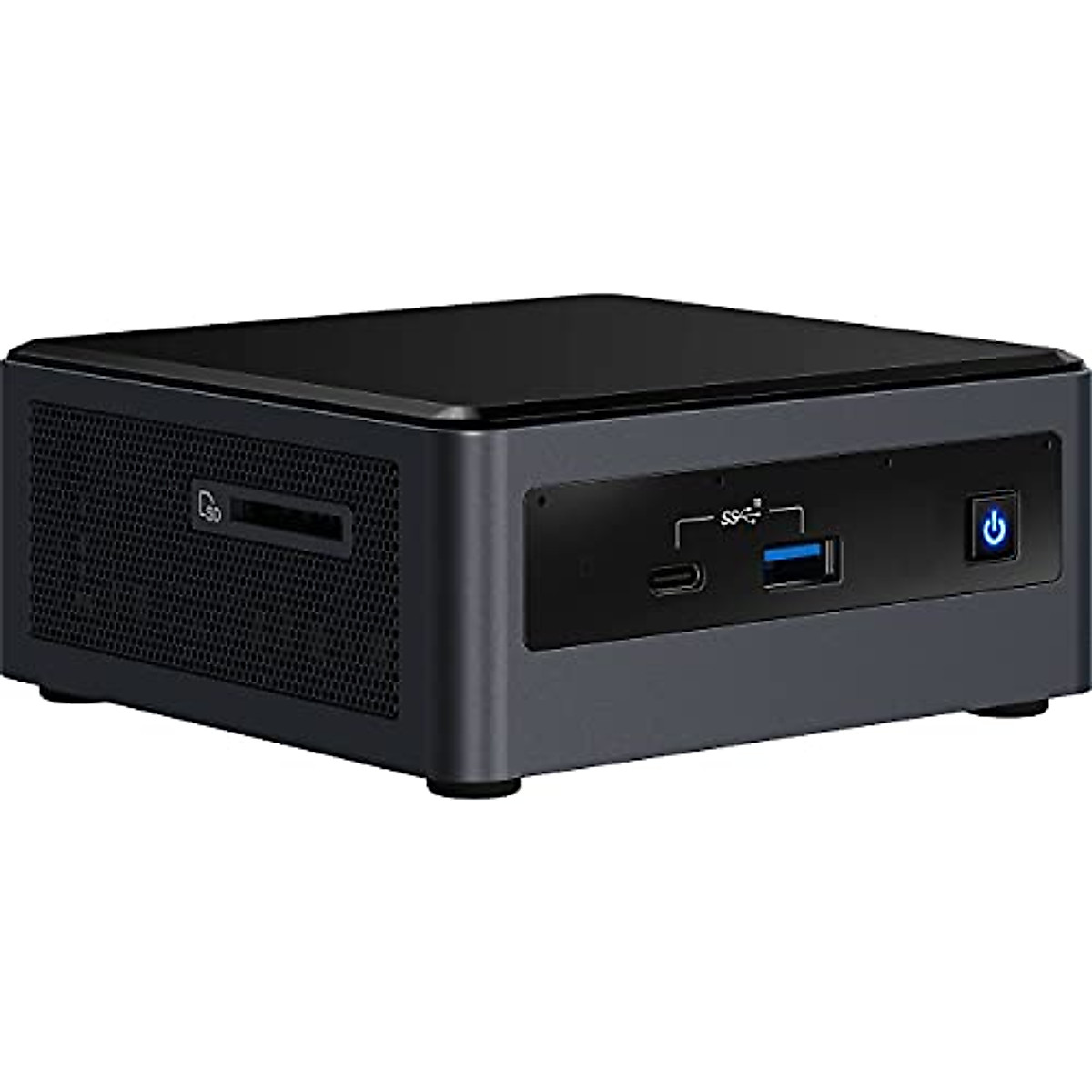 Intel NUC NUC10I7FNH Desktop Mini (Intel i7-10710U 6-Core, 16GB RAM, 512GB PCIe SSD, Intel UHD, WiFi, Bluetooth, 1xHDMI, SD Card, Win 10 Pro) with Hub