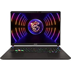 EXCaliberPC 2023 MSI Vector GP68HX 13VH-098US (i9-13950HX, 32GB RAM, 1TB NVMe SSD, RTX 4080 12GB, 16" FHD+ 144Hz, Windows 11) Gaming Laptop