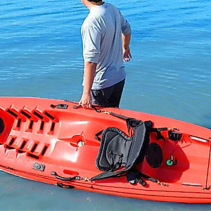HDCBMCDDM-US Kayak Handles, 4 Pack Double Hole with Hardware, Nylon 1.0inch Strap, 11.4in Length, for Ocean Kayak Lifetime Pelican Perception Canoe