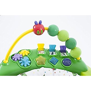Creative Baby Hungry Caterpillar - Jumper for Baby with 10+ Activities Including Sensory Toys - JPMA Certified and Safe - 360 Spin, Adjustable Height