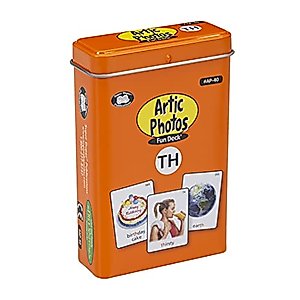 Super Duper Publications | Articulation Photos TH Sound Fun Deck Flash Cards | Educational Learning Resource for Children
