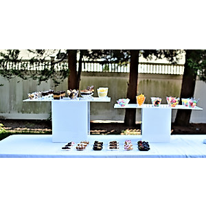 Exquisite Clear Plastic Mini Stemmed Mousse Dessert Cups, Disposable Hard Plastic Tasting Cup With Lid ~ 5 oz ~ (60 Count)