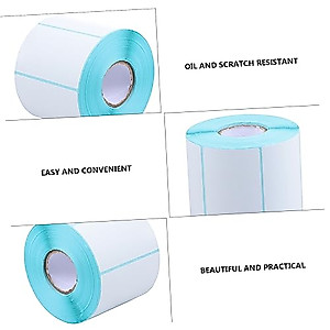 GATHINESS Roll Barcode Paper Present Labels Writable Christmas Gift Label Shipping Address Labels Thermal Postage Thermal Sticker White Stickers Printer Thermal Paper