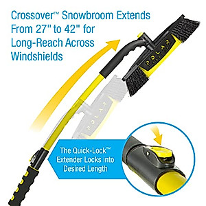SubZero 14170 42" Ultimate Polar Vortex Crossover Snowbroom with Pivoting Head and Integrated Scraper