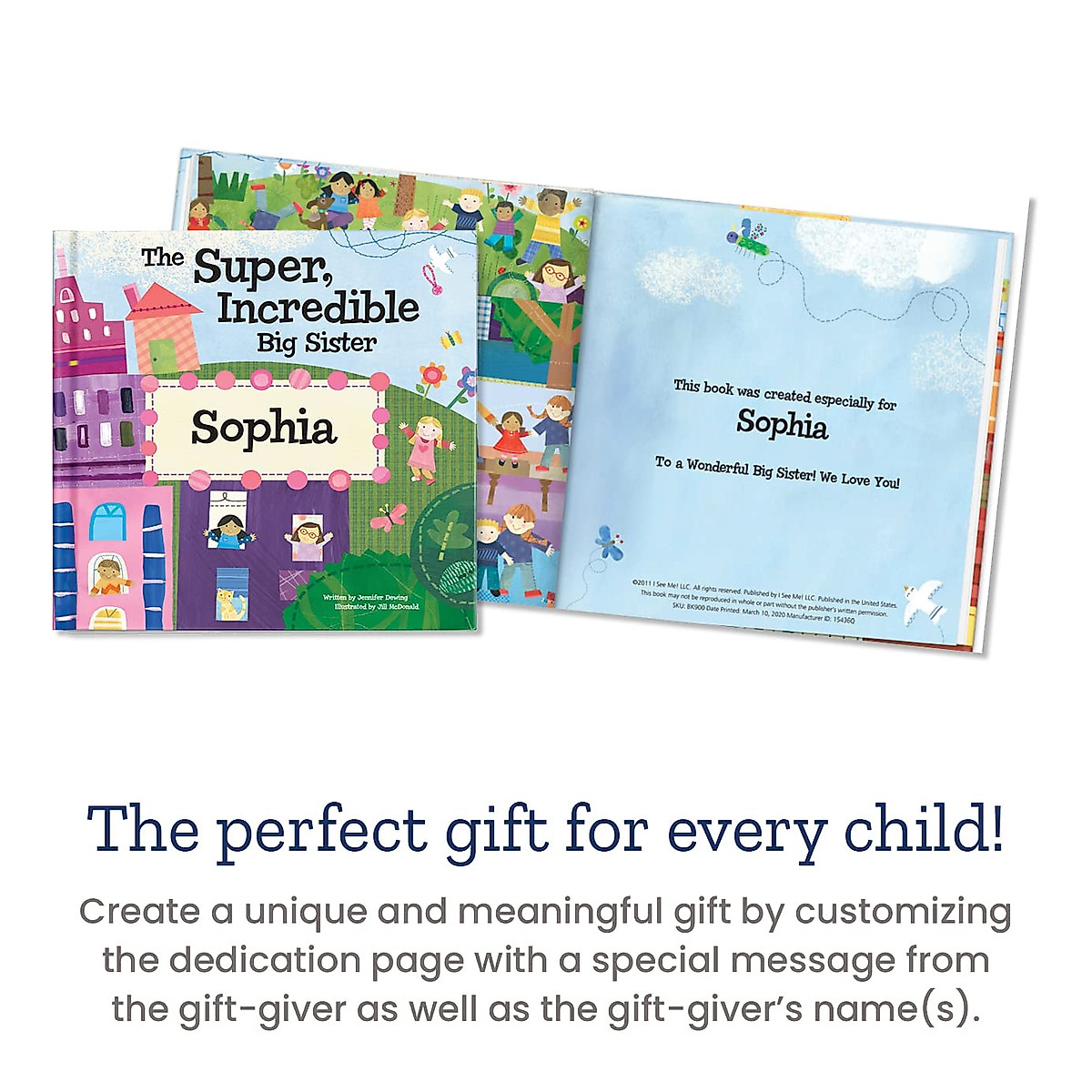 Super Incredible Big Sister - Personalized Children's Story - I See Me! (Softcover)