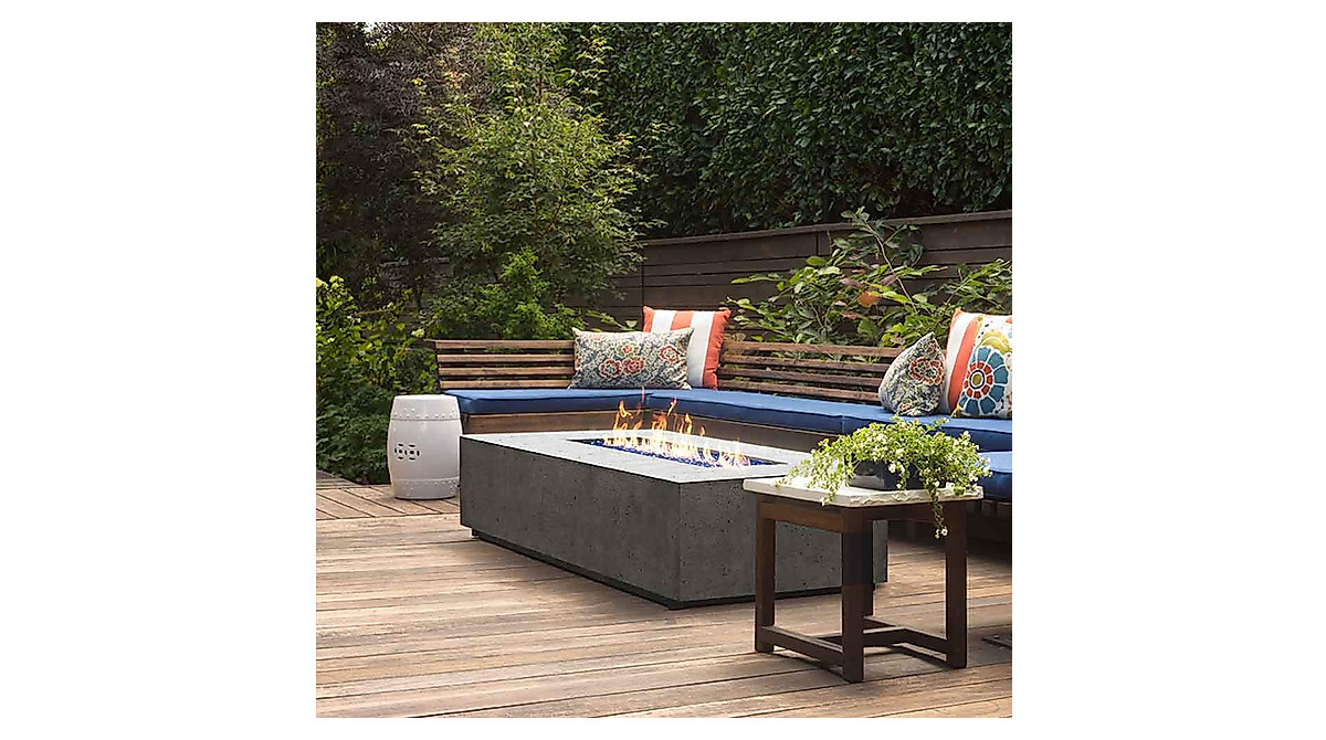 Prism Hardscapes Tavola Fire Pit - Modern Outdoor Gas Fire Table