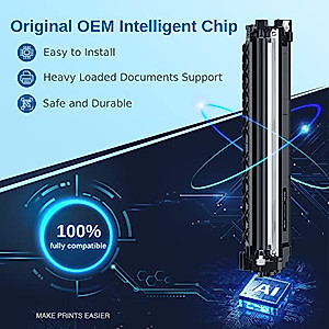 414A 414X Toner Cartridges (with OEM Chip) Compatible Replacement for HP 414A W2020A 414X W2020X Work with Color Laserjet Pro MFP M479fdw M479fdn M454dw M454dn Printer