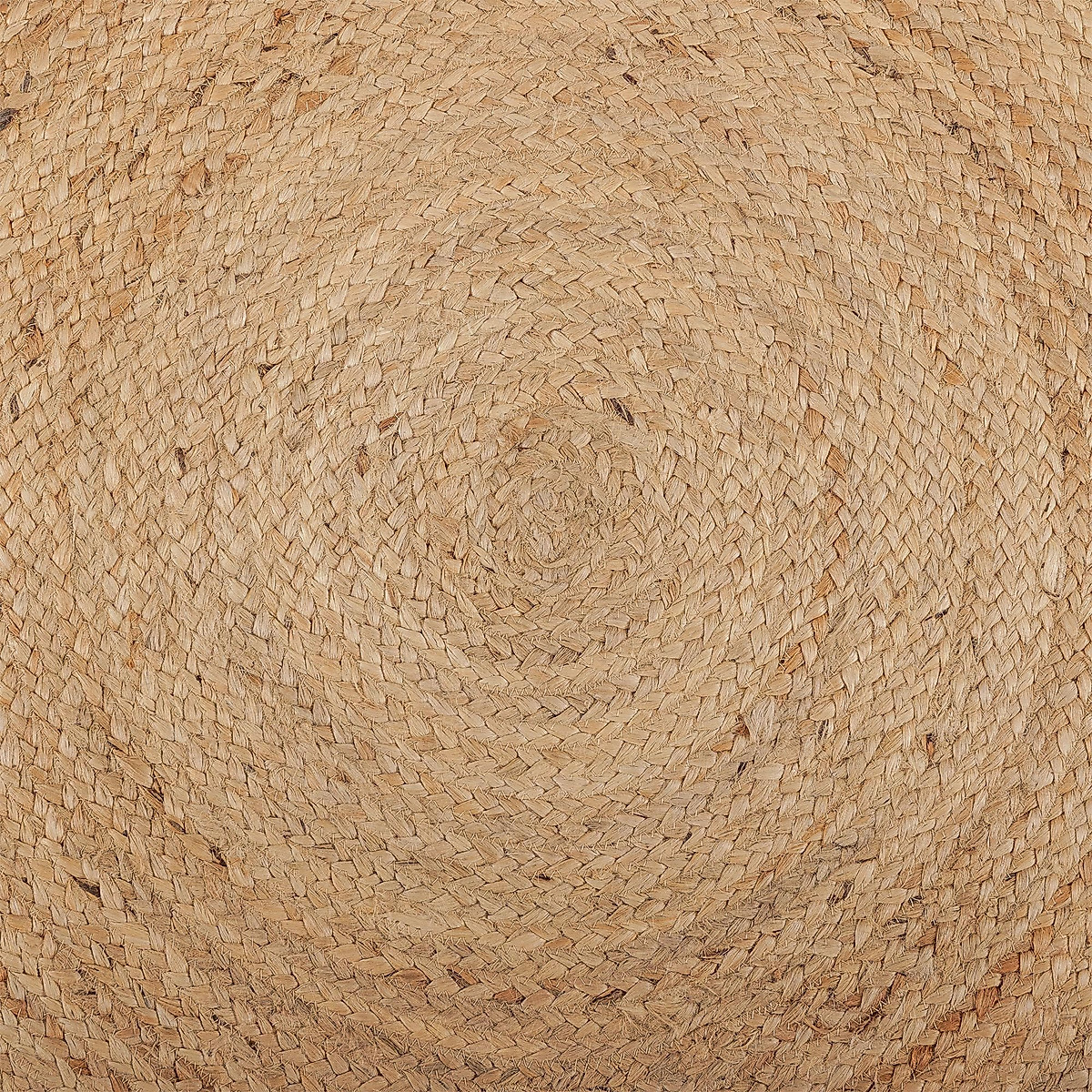 REDEARTH Round Area Rug - Hand Woven Braided 100% Natural Jute - Artisan Made Reversible Boho Jute Rugs for Bedroom - Kitchen - Living Room - Farmhouse - Aesthetic Home Decor (8' Feet - Natural)