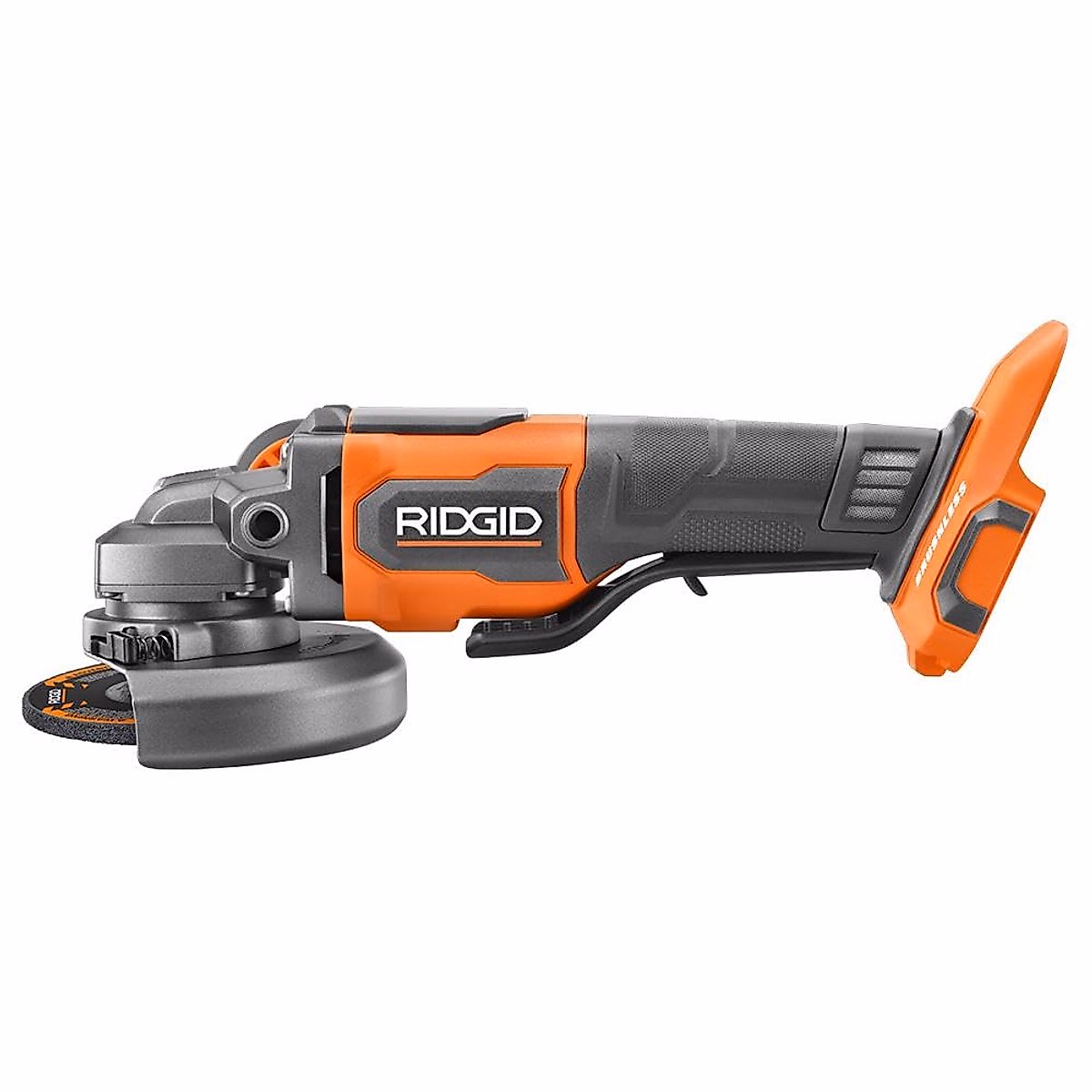 RIDGID 18V Brushless Cordless 4-1/2 in. Paddle Switch Angle Grinder R86047B (Tool Only) (Renewed)