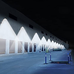 JC-LGL 90 Degree Wall Mount Bracket with 2-3/8in OD Tenon, L Shape Wall Mounted Adapter for Outdoor LED Parking Lot Lights Street Lights Post Top Light, Heavy Duty Steel, Dark Bronze