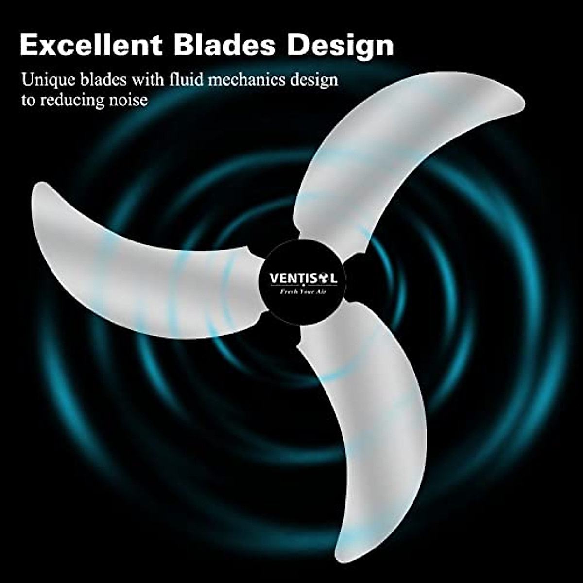 VENTISOL Industrial Fan 24" High Velocity Floor Fan With 3 Speed 7800 CFM, Heavy Duty Metal Drum Fan For Shop, Garage, Warehouse, Workshop, Factory, Commercial