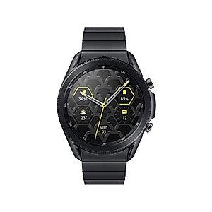 Samsung - Galaxy Watch3 R840U Titanium Smartwatch 45mm GPS Only (Renewed)