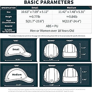 FROFILE Bike Helmets for Adults - (Medium, Black) Urban Scooter Bicycle Helmet for Men Women