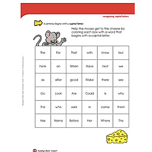 Reading & Math Jumbo Workbook: Grade 1