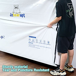 6 Mil Mattress Bags for Moving of Queen + King