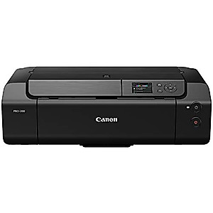 Canon PIXMA PRO-200 Wireless Professional Color Photo Printer, Prints up to 13"X 19", 3.0" Color LCD Screen, & Layout Software and Mobile Device Printing, Black