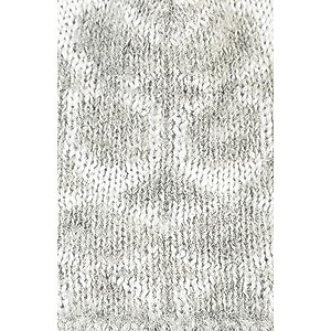 Coach Women's Metallic Signature C Jacquard Beanie, Chalk