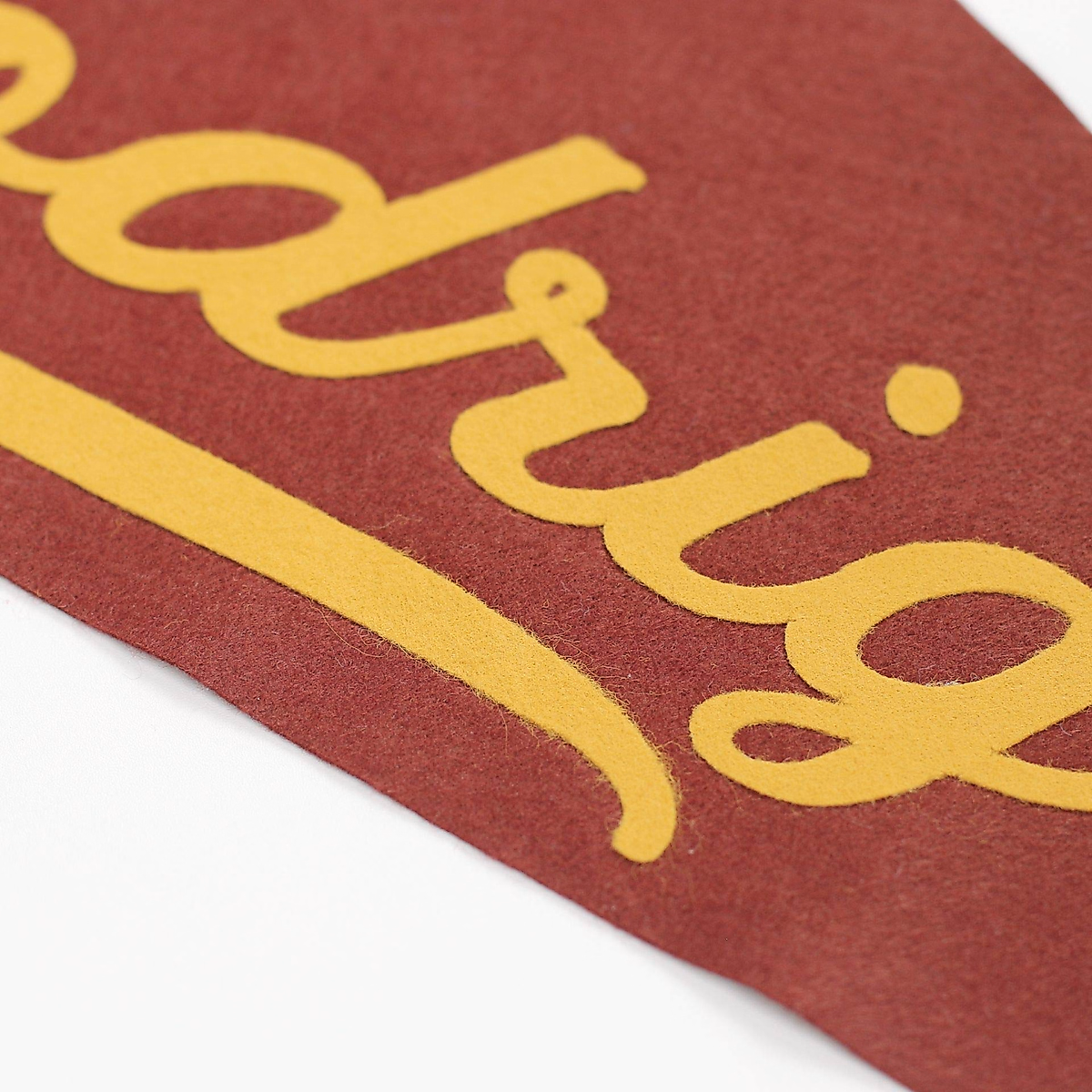 Lulu's Playhouse Custom Felt Name Pennant Flag - Personalized Banner Sign Wall Decor Kids Room Nursery