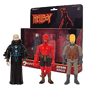 Super 7 Hellboy Reaction Action Figures 3 Pack B