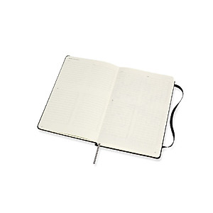 Moleskine PRO Notebook, Hard Cover, Large (5" x 8.25") Professional Project Planning, Black, 240 Pages