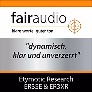 Etymotic ER3XR Extended Response Earphone,Black