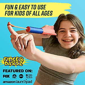 Toy Rocket Launcher for Kids: Best Slingshots for Kids Rocket Toys - Safe Kid Singshot Toy for Boys & Girls - Foam Finger Rockets for Kids Age 6-8 8-12 Easter Gifts & Easter Basket Stuffer