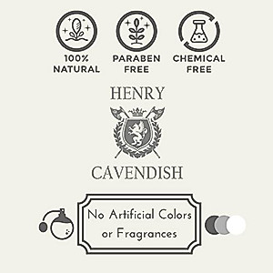Henry Cavendish Lavender Shaving Soap with Shea Butter & Coconut Oil. Long Lasting 3.8 oz Puck Refill. Mens Shave Soap. All Natural. Rich Lather, Smooth Comfortable Shave. For Ladies and Gentlemen.