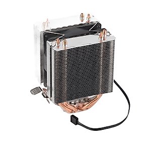 CPU Cooling Radiator Fan, Heat Dissipation CPU Cooling Fan Heat Sink Air Cooler with Copper 4 Heat Pipes for LGA 2011 1366 11501151 1155 1156