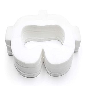 AMVR 100pcs VR Face Cover Pad Disposable Non-Woven Fabric Sponge Mat with Magic Sticks for Meta Quest 1, Quest 2 and Meta Go