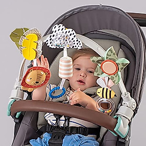 Taf Toys Savannah Adventures Arch. Ideal for Infant and Toddlers, Fits Stroller, Pram and Car Seat, Activity Arch with Fascinating Toys, Stimulates Baby’s Senses and Motor Skills Development