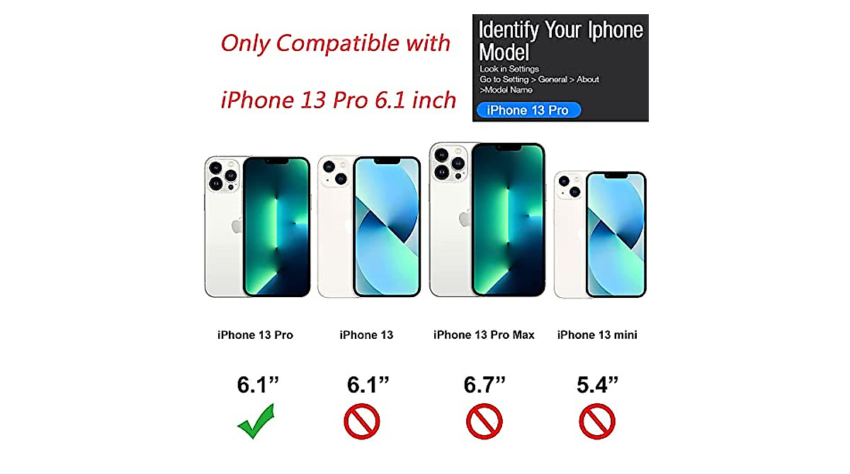 ZVE iPhone 13 Pro Wallet Case - Stylish & Functional