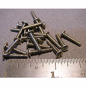 2-56 X 1/2" SCREW SLOT BINDER HEAD ZINC STEEL - 100 PCS Screws Kit Set