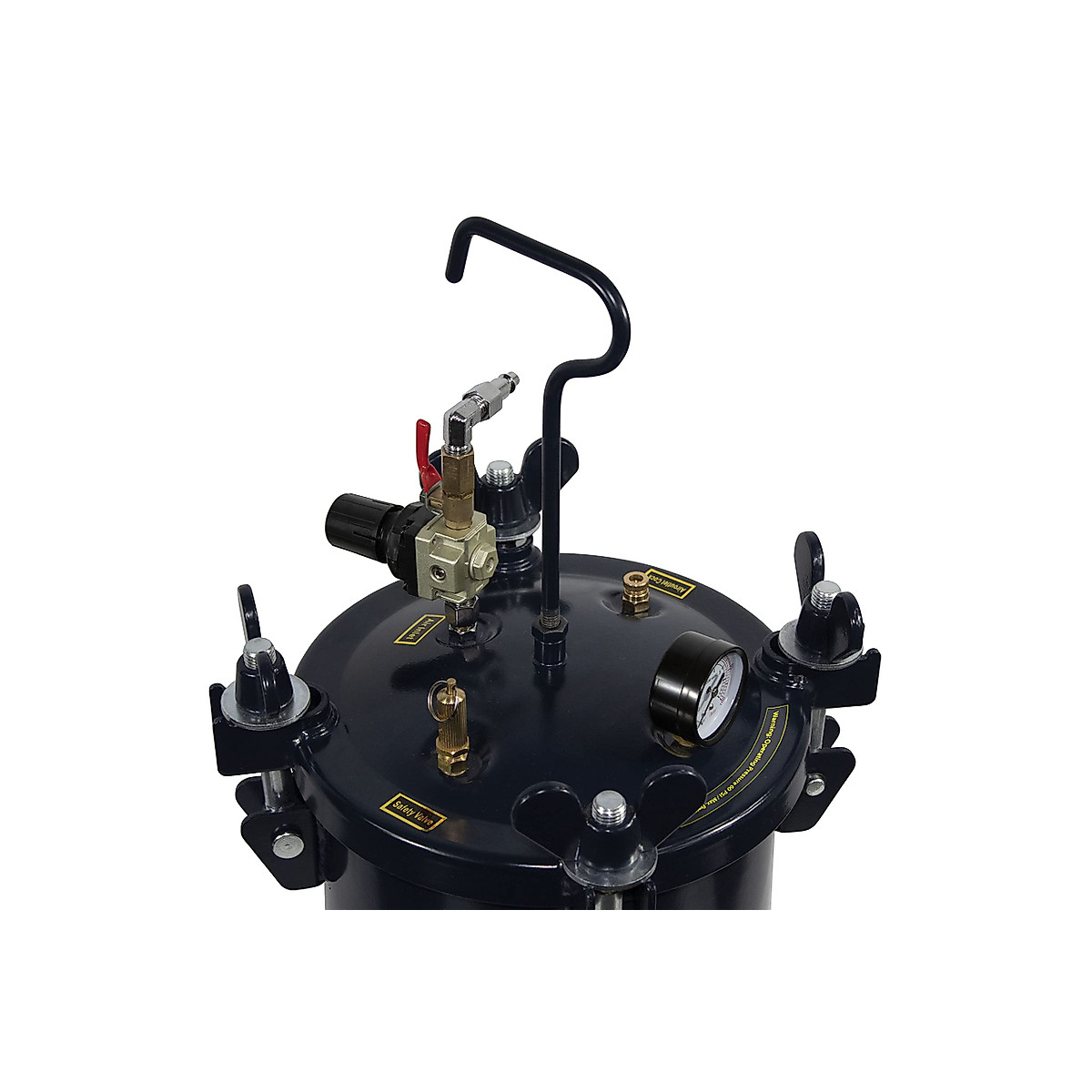 CALIFORNIA AIR TOOLS 255C 2.5 Gallon Pressure Pot for Casting, Blue & CAT-1P1060S Light & Quiet Portable Air Compressor, Silver