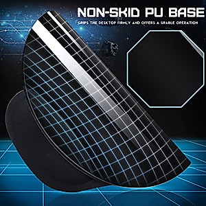 9 Pack Mouse Pad Ergonomic Mouse Pad with Gel Wrist Rest Support Memory Foam Mouse Pad Non Slip PU Base Pain Relief Mousepad for Computer Laptop Home Office Travel