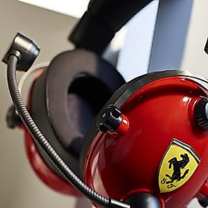 Thrustmaster T.Racing Scuderia Ferrari Edition-DTS - Gaming Headset for Race Simulation, PC/PS4/Xbox One/Nintendo Switch (.