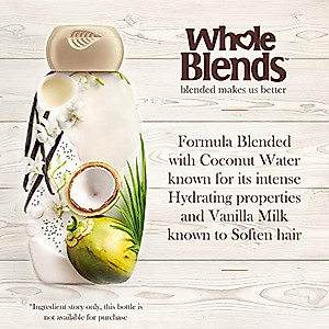 Garnier Whole Blends Shampoo with Coconut Water & Vanilla Milk Extracts, 12.5 fl. oz.