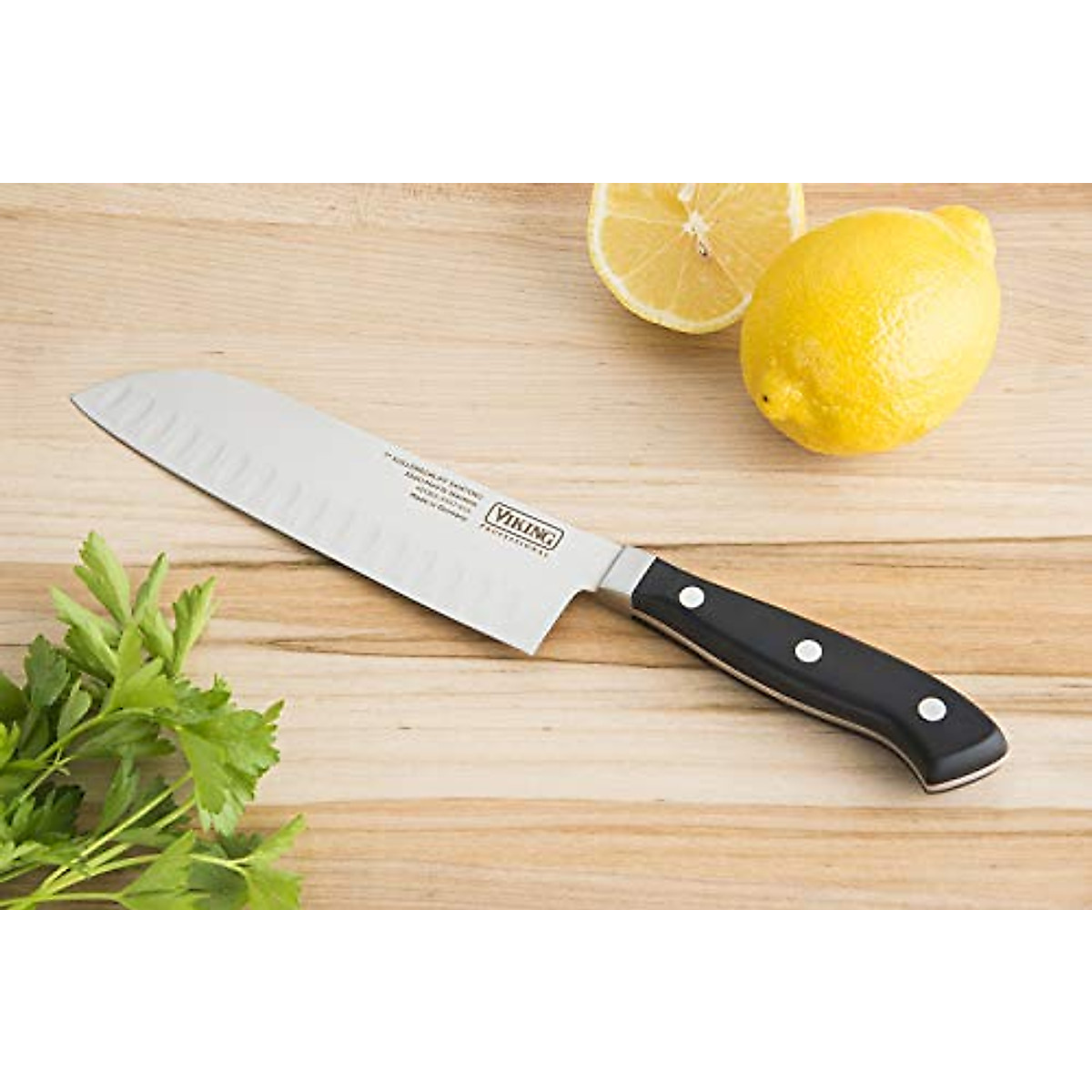 Viking Culinary Professional 7 Piece Cutlery Set German Stainless Steel, Black (40083-9907)