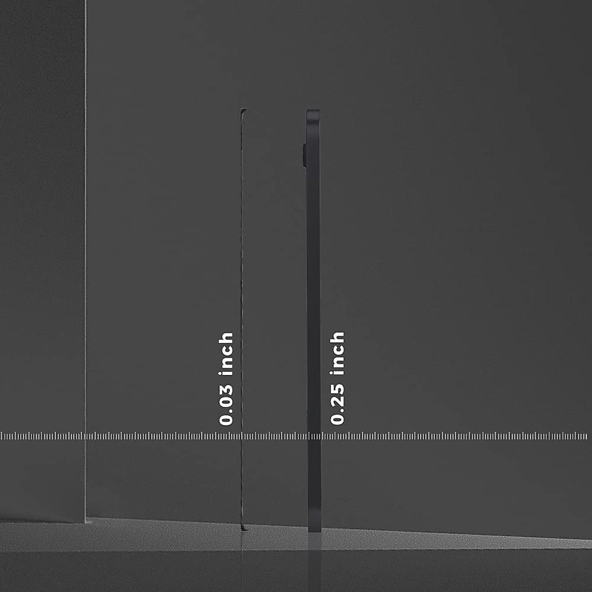 MONOCARBON Real Carbon Fiber Case for 8.3in ipad Mini 6/7,Shockproof & Anti-Scratch & Thin & Lightweight Protective Hard Cover for 2021 ipad Mini 6th Generation / 2024 New ipad Mini 7(A17 Pro)