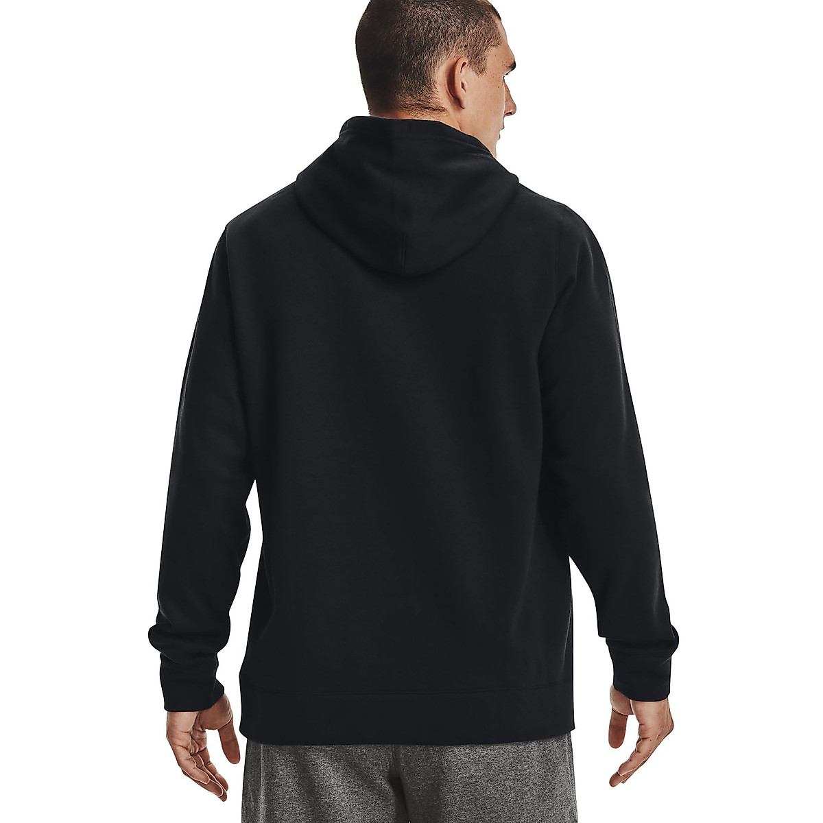 Under Armour Men's UA Hustle Fleece Hoodie MD Black
