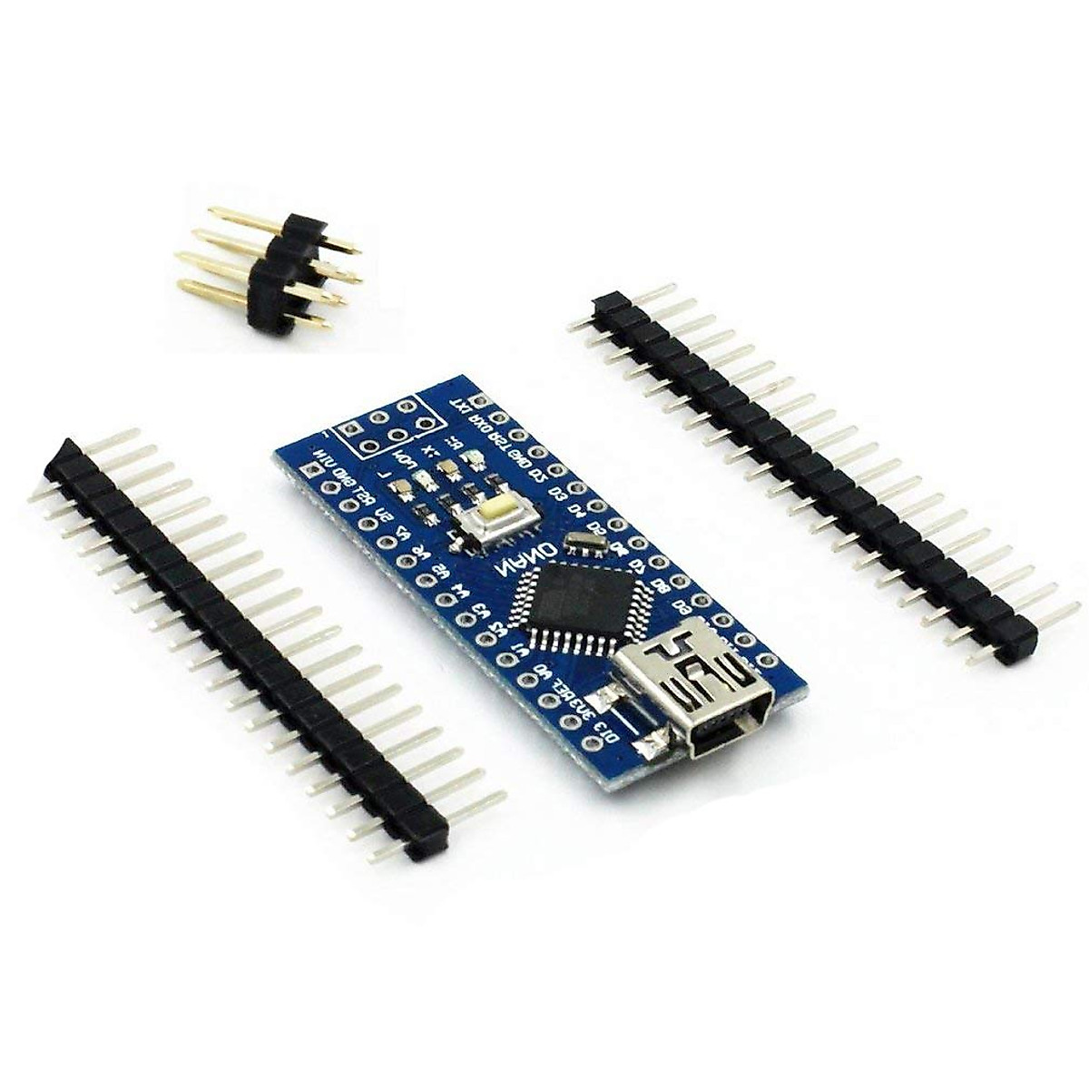 HiLetgo 3pcs Nano V3.0 ATmega328P CH340G 5V 16M Mini USB Micro Controller Board Development Board with PIN Headers Pin Unsoldered
