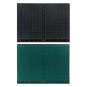 Pacific Arc Double Sided Self Healing Cutting Mat - Thick and Durable Vinyl Rotary Cutting Mat for Sewing - Perfect Fabric Cutting Mat & Scrapbook Paper Cutting Mat (18"x24")