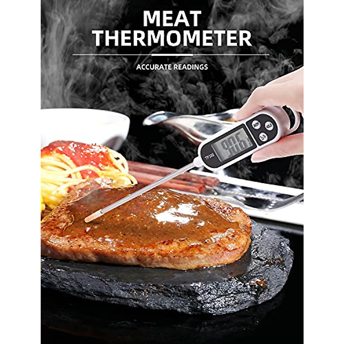 POLIGO Grill Tools Set,25Pcs Stainless Steel Grilling Accessories with Portable Case,Spatula, Tongs&Meat Knives and Fork for Dad Gifts,Professional BBQ Tools Set for Men Outdoor Camping/Backyard