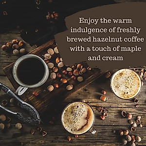 Halarosis Soy Candles - Long Burning Coffee Candle - Burns Up to 45 Hours - Gift for Birthday, Housewarming & Special Events - Cotton Wick Candles for Home Scented (Hazelnut Coffee 8.5 oz)