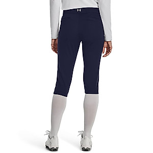 Under Armour Womens Utility Softball Pants 22, (410) Midnight Navy / / Baseball Gray, X-Large