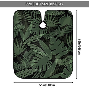 Custom Professional Salon Barber Cape Personalized Hair Cutting Cape with Closure Snap Customized Hairdressing Apron for Barbershop Home (55 x 66 inch)